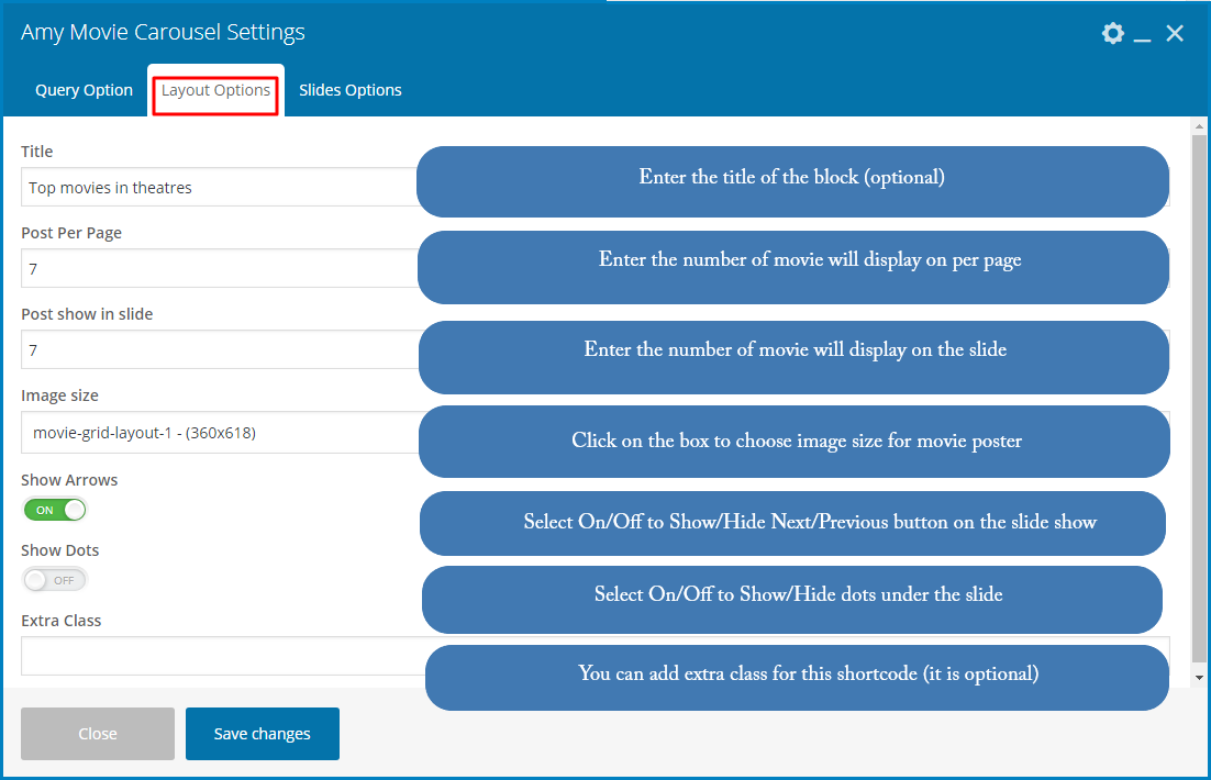 Amy Movie Carousel - Amytheme