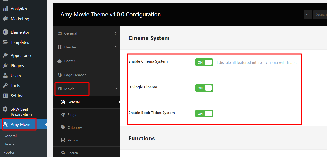 How to build up the Book Ticket system - Amytheme